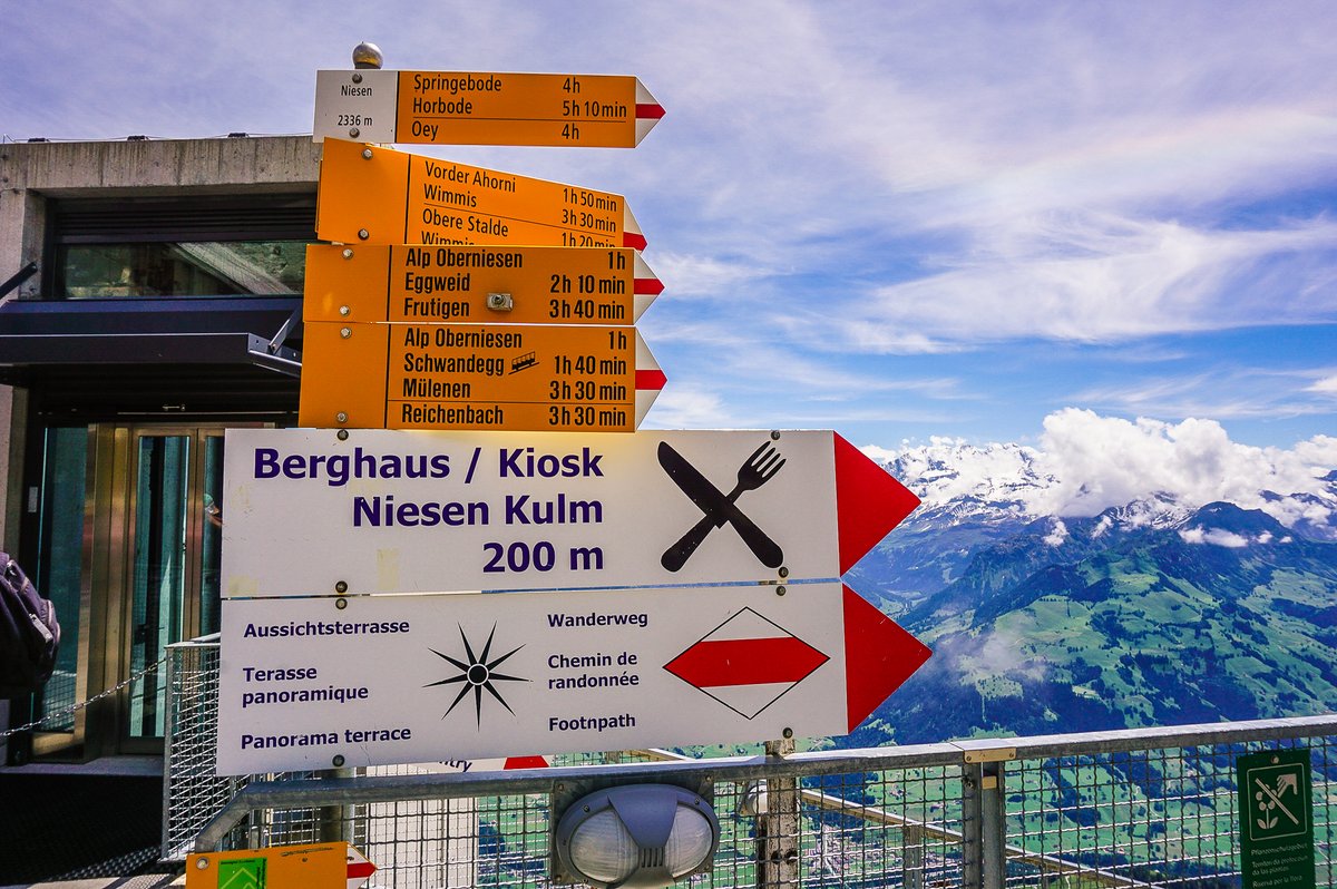 Swiss pyramid: Hiking from the Niesen Kulm to Schwandegg - Our Swiss ...