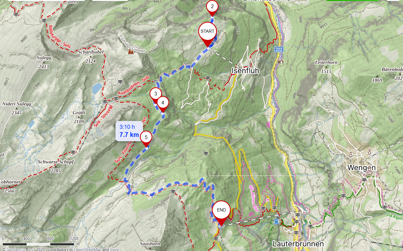 Aussichtsbalkon über dem Lauterbrunnental: Wanderung von Sulwald nach ...
